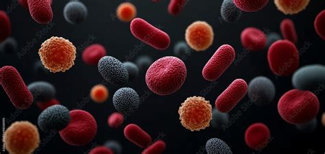 Closeup Of The Salivary Glands With Immune Cells Present Showing Their