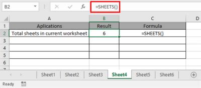 How To Use The SHEETS Function In Excel