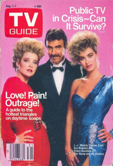 31 August 1 1987 Melody Thomas Scott Eric Braeden And Eileen