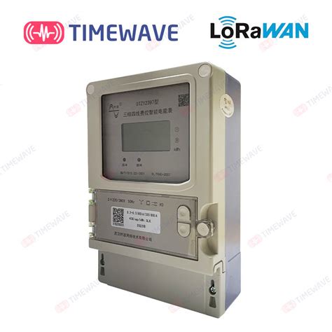 Rs485 Lorawan Three Phase Energy Meter Iot Based Energy Metering System