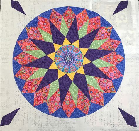 Cw Mariners Compass English Paper Pieced Etsy