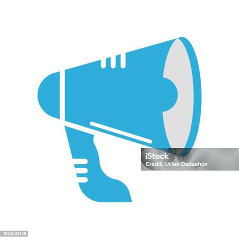 확성기 아이콘 벡터 기호와 기호 흰색 배경 확성기 로고 개념에 고립 개념에 대한 스톡 벡터 아트 및 기타 이미지 개념 기민 디자인 Istock