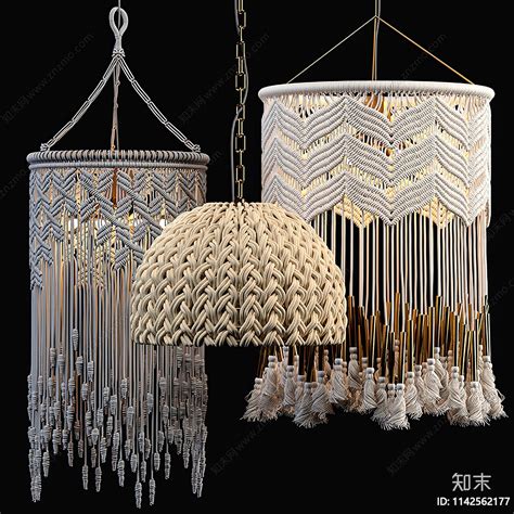 东南亚编织装饰灯su模型下载【id1142562177】知末su模型网