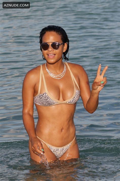 Christina Milian Sexy In A Bikini In 04102015 Aznude