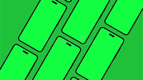 Animated Mobile Mockups With Green Screen Or Chroma Key Hd Stock Video Video Of Mockups