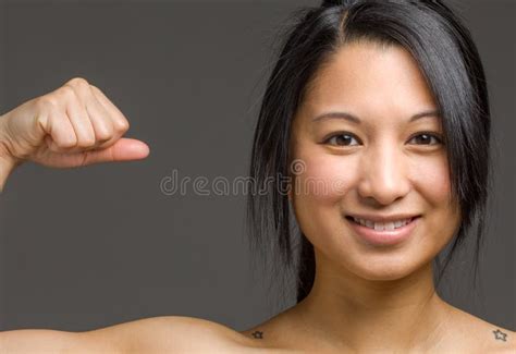 Model Strength Arm Curl Stock Photo Image Of Strong 54915834