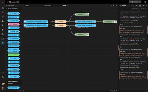 Help With Volume Level In Node Red Node Red Home Assistant Community