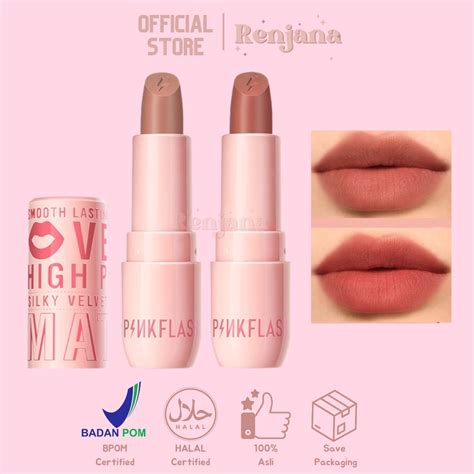 Jual Pinkflash Silky Velvet Lipstick Pf L05 Shopee Indonesia