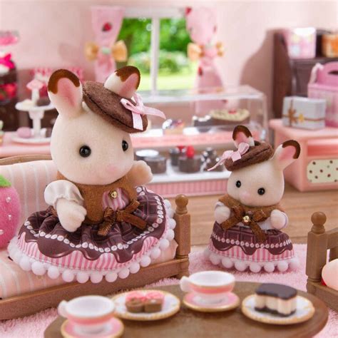 Pareja Conejos De Chocolate Sylvanian Families Hola Nihon