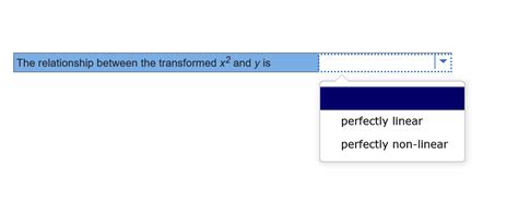 Solved C And D Transform The X Variable By Squaring Each