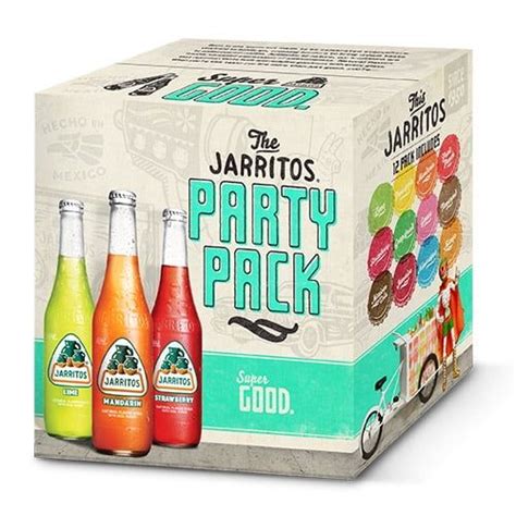 Jarritos Variety Pack Soda 12 5 Fl Oz 370 Ml Glass Bottle 12 Pack