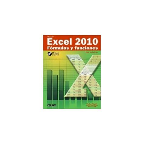 Libro Excel 2010 Formulas Y Funciones De Paul Mcfedries Buscalibre