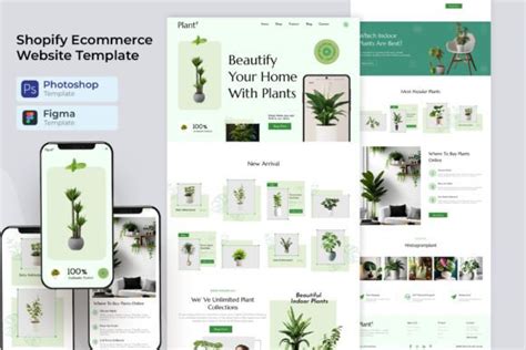 Shopify Ecommerce Website Template Graphic By Shahtech50 · Creative Fabrica