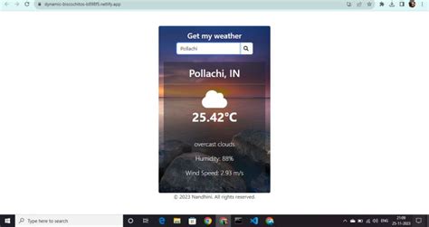Nandhini Saminathan On Linkedin Reacthooks Openweatherapi