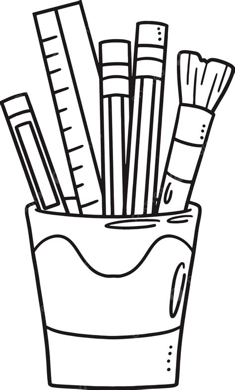 Pencil Case Coloring Pages Coloring Page Pencil Case