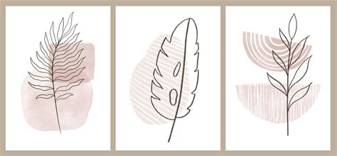 갤러리 월 아트 세트 3 인쇄 가능한 미니멀리스트 프린트 0명에 대한 스톡 벡터 아트 및 기타 이미지 0명 가리기 디자인 Istock