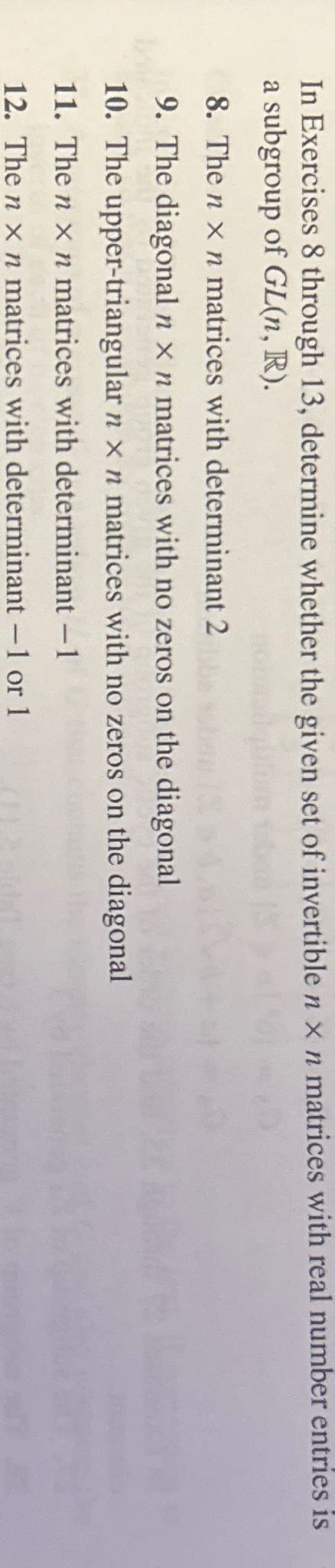 Solved In Exercises 8 ﻿through 13 ﻿determine Whether The