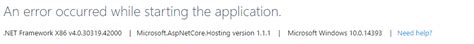 How To Troubleshoot An Error Occurred While Starting The Application” In Aspnet Core On Iis