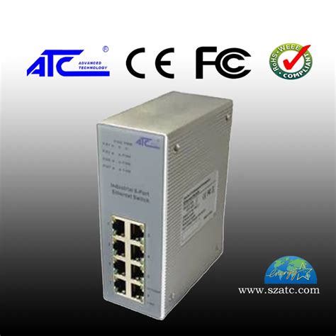 Industrial Ethernet Switches Gigabit Ethernet Lines Management Self Adaptive Ethernet Switch
