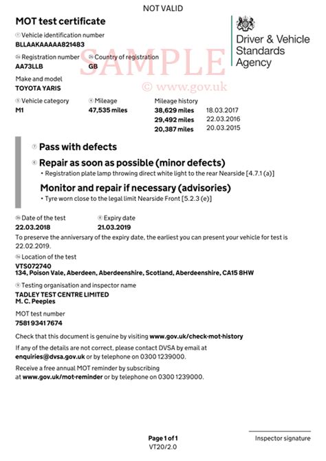 The New Style Mot Certificate Is Here Lutterworth Mot Centre