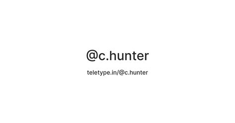Chunter — Teletype