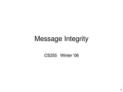 Ppt Secure Message Integrity Mac And Mac Games Powerpoint