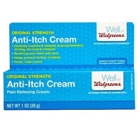 Walgreens Original Strength Feminine Anti Itch Cream 1 Oz Kroger