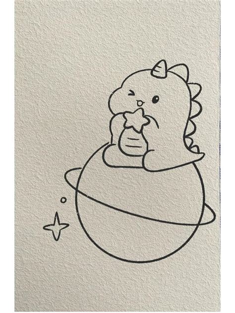 简笔画教你画可爱的小恐龙简单（流行11张） 简笔画图片大全