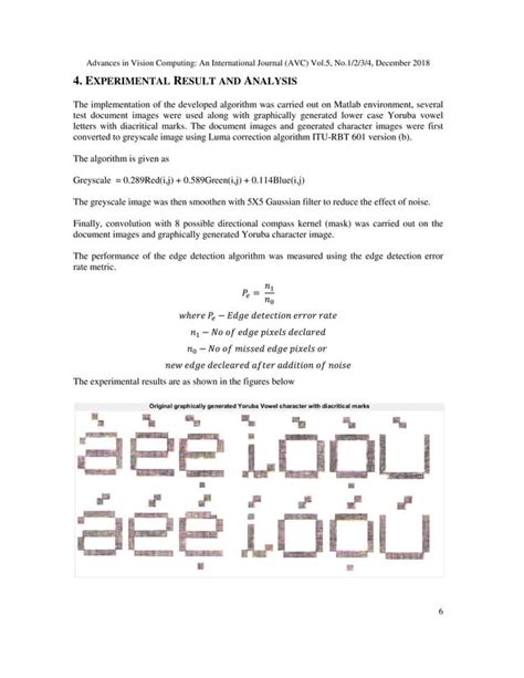 Edge Detection Algorithm For Yoruba Character Recognition Pdf Free