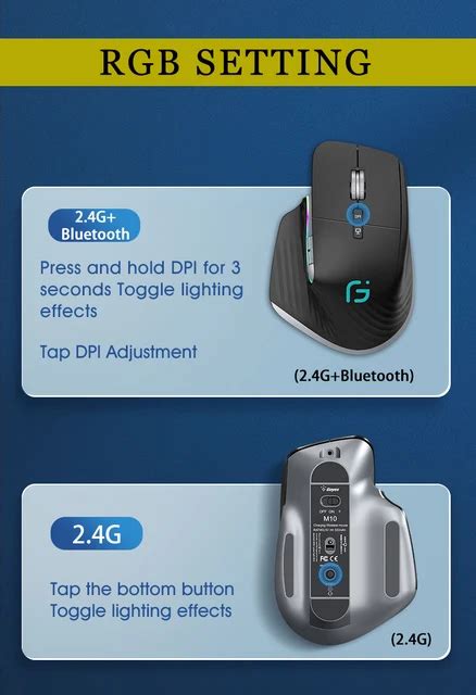 Geyes M10 Multimode Wireless Mouse 43 Off