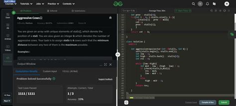 Gfg160days Codingjourney Day32 Problemsolving Algorithms Hamsika Suresh