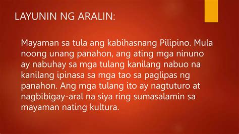 Tula Ng Pilipinas Pptx