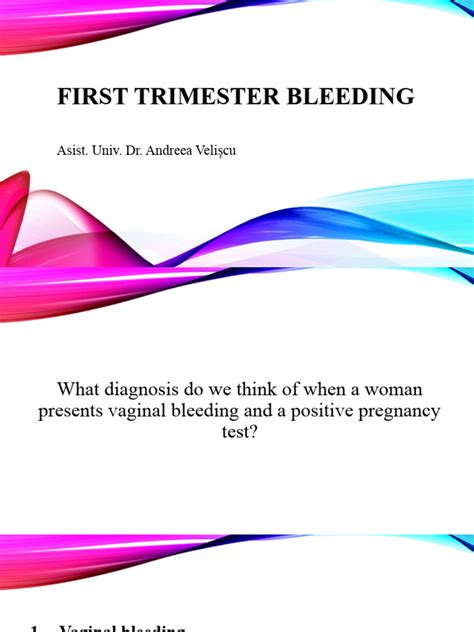 First Trimester Bleeding Pdf Miscarriage Pregnancy