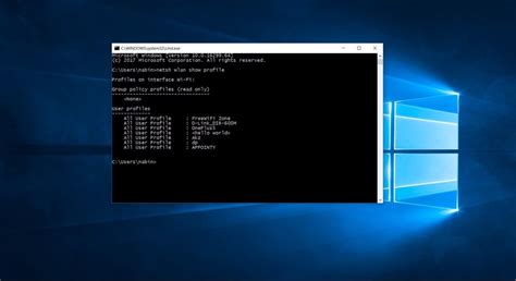 How To Find Connected Wi Fi Networks Password Using Cmd Networking