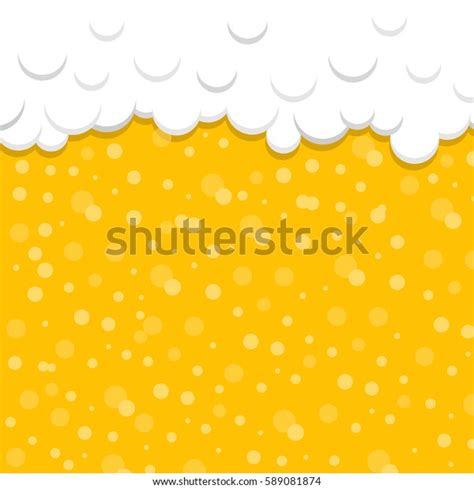 Beer Background Foam Bubbles Vector Illustration Stock Vector Royalty