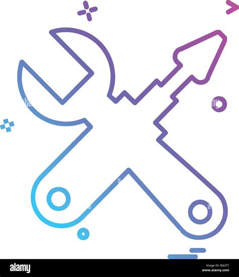 Tools Icon Design Stock Vector Image And Art Alamy