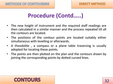 Levelling And Contouring Pptx
