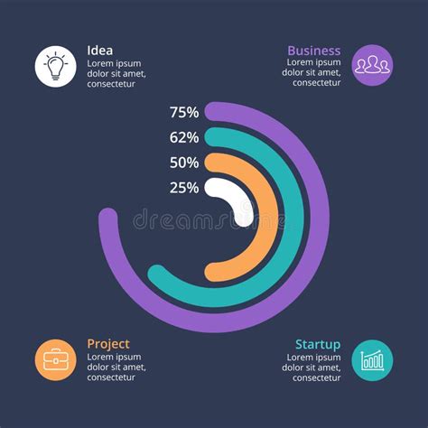 Vector Circle Arrows Infographic Cycle Diagram Graph Presentation