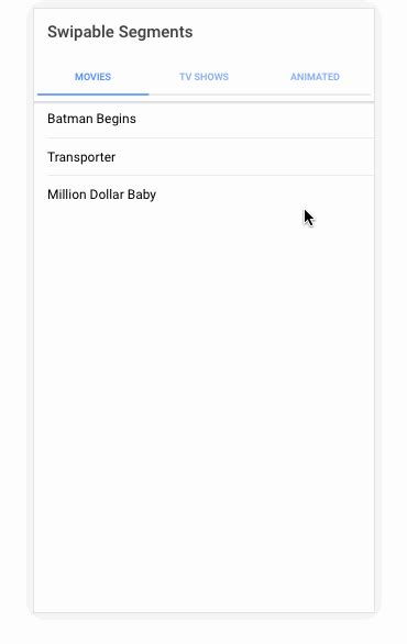 Ionic3 Sliding Segments Ionic Has A Very Beautiful Feature Of By