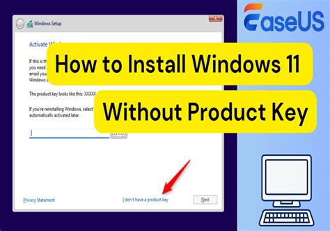 How To Install Windows 11 Without Product Key Tutorial