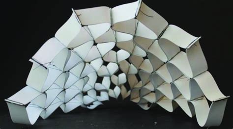 Bending Active System Prototype Through Initial Planar Sheets Tucker