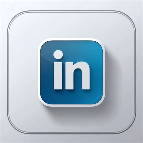 Professional Linkedin Logo For Social Media Branding Premium Ai