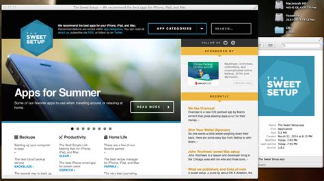 quick tip use fluid to turn websites into near native apps the sweet setup
