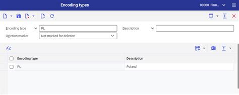 encoding types comarch erp enterprise 6 4 knowledge base