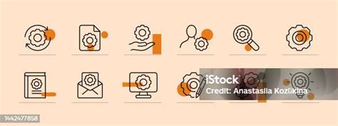설정 설정 아이콘 개발 기어 튜닝 설치 파일 검색 응용 프로그램 쿠폰 지불 폴더 문서 설치 개념 파스텔 색 배경 가리키기에 대한 스톡 벡터 아트 및 기타 이미지 Istock