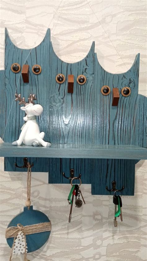 Ключница Деревянные фигуры Деревообработка Идеи домашнего декора