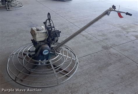 2012 Bartell Morrison Power Trowel In Wichita Ks Item Of9627 For Sale Purple Wave