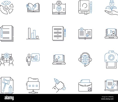 Cognitive Science Outline Icons Collection Cognition Neuroscience Ai