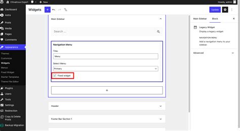 how to create a sticky menu in wordpress step by step guide