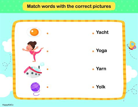 26 Matching Words Activity Worksheets Education School Printable With